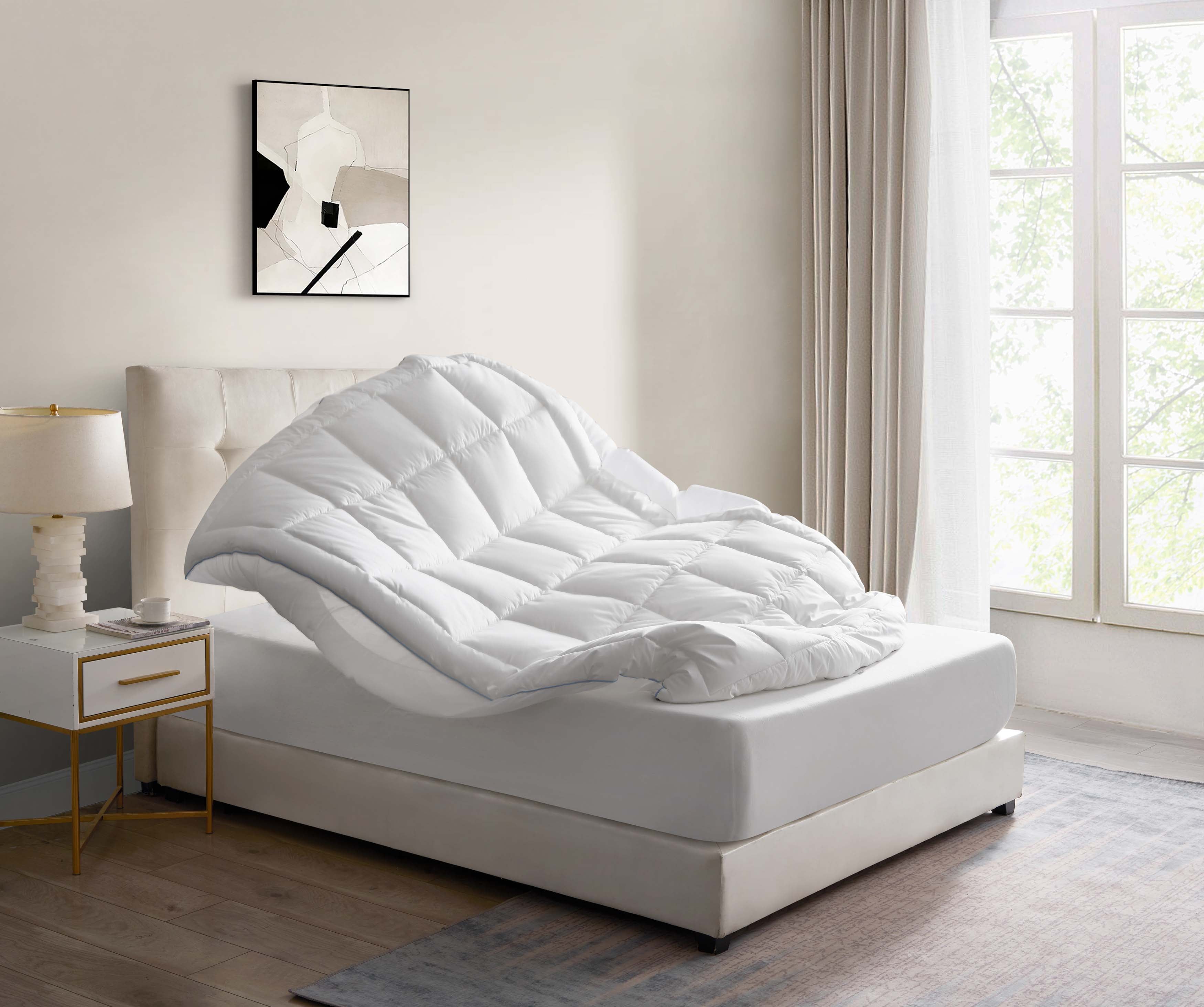 Sleep Climate Temperature Balancing Mattress Pad Featuring With 37.5 ...